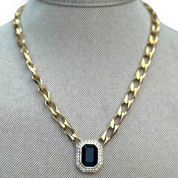 Nina Ricci | Jewelry | Vintage 98s Nina Ricci Chunky Pendant Necklace ...